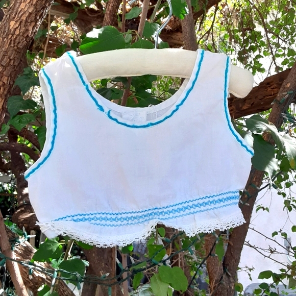 Vintage | Shirts & Tops | Vintage 6s 70s Childs Girls Hippie Crop Top ...